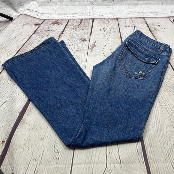 salt | Jeans | Uec Salt Raw Denim Low Rise Flare Jeans Size 28 | Poshmark